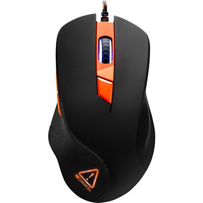 Wired Gaming Mouse with 6 programmable buttons, Pixart optical sensor ...