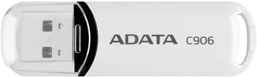 Флаш памет ADATA C906 16GB - бяла