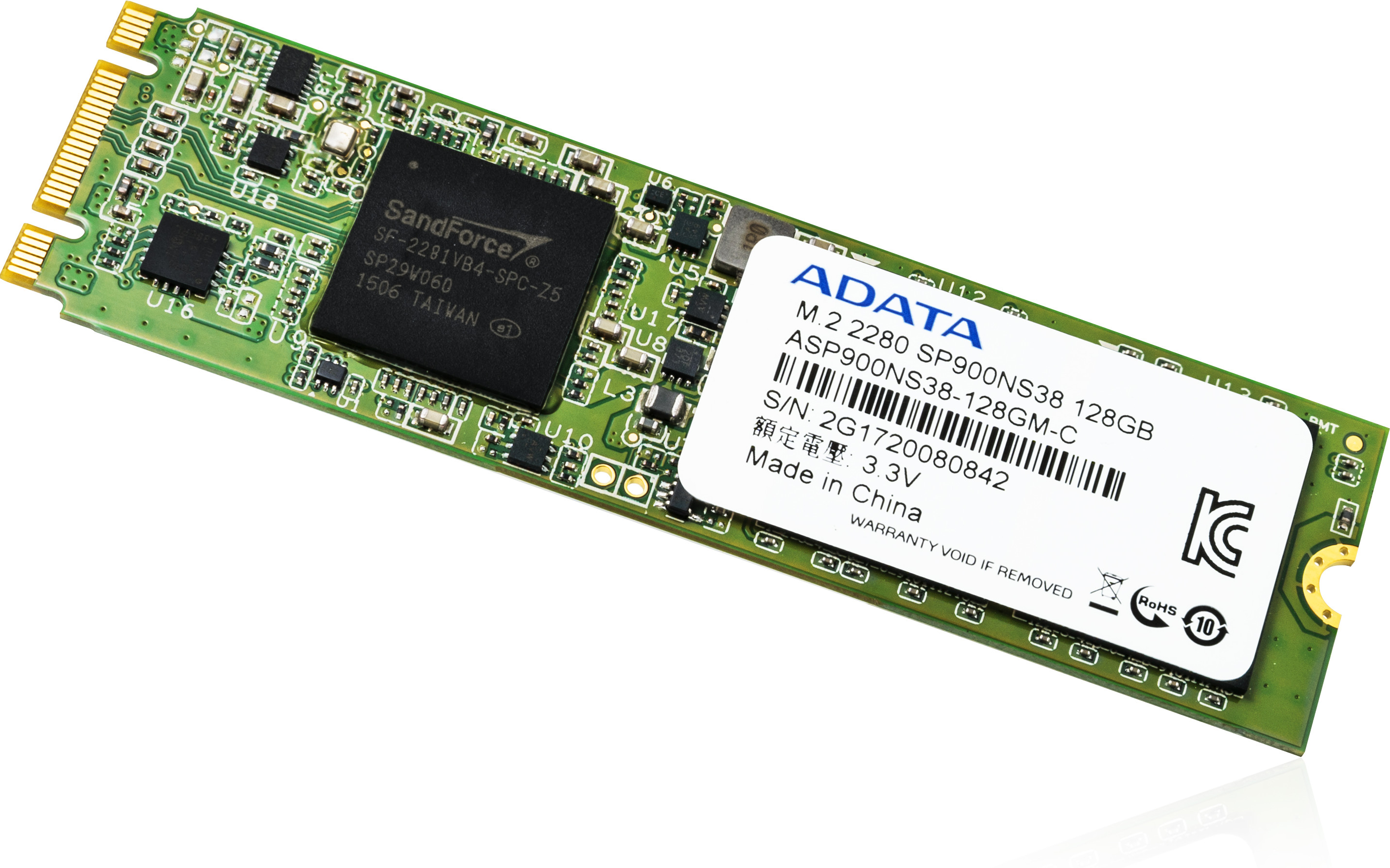 SSD ADATA Premier Pro SP900 128GB M.2 2280 - ASP900NS38-128GM-C