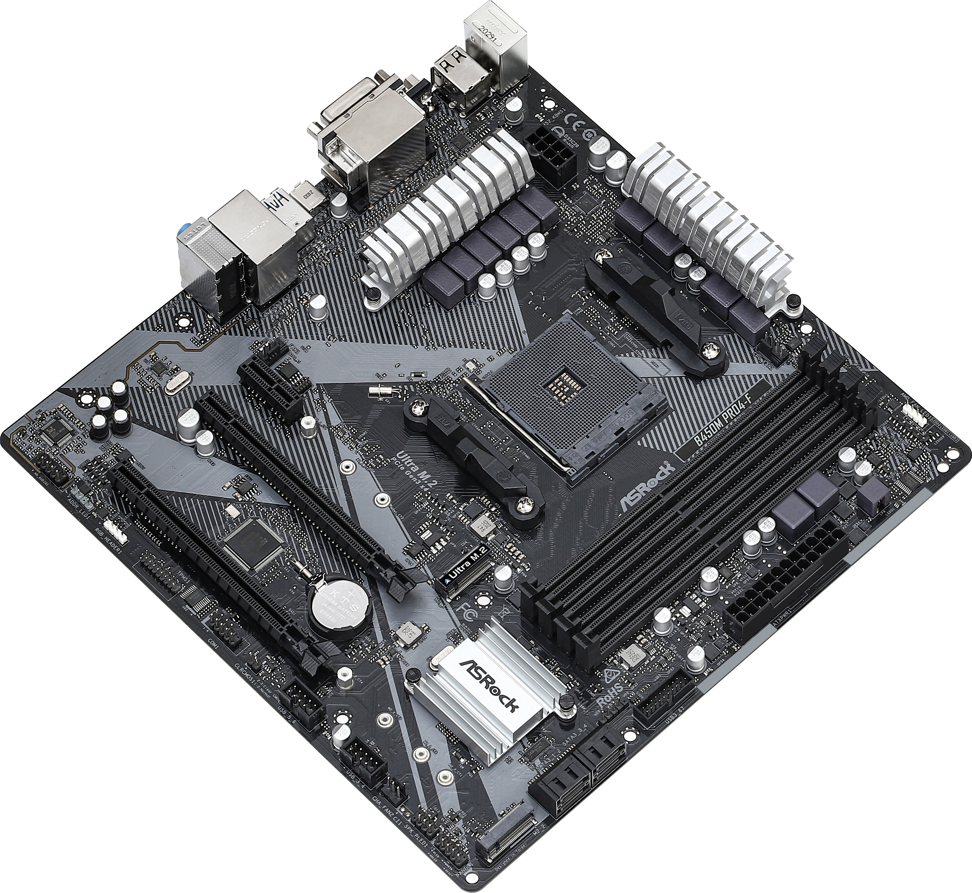 Дънна платка ASRock B450M Pro4-F R2.0