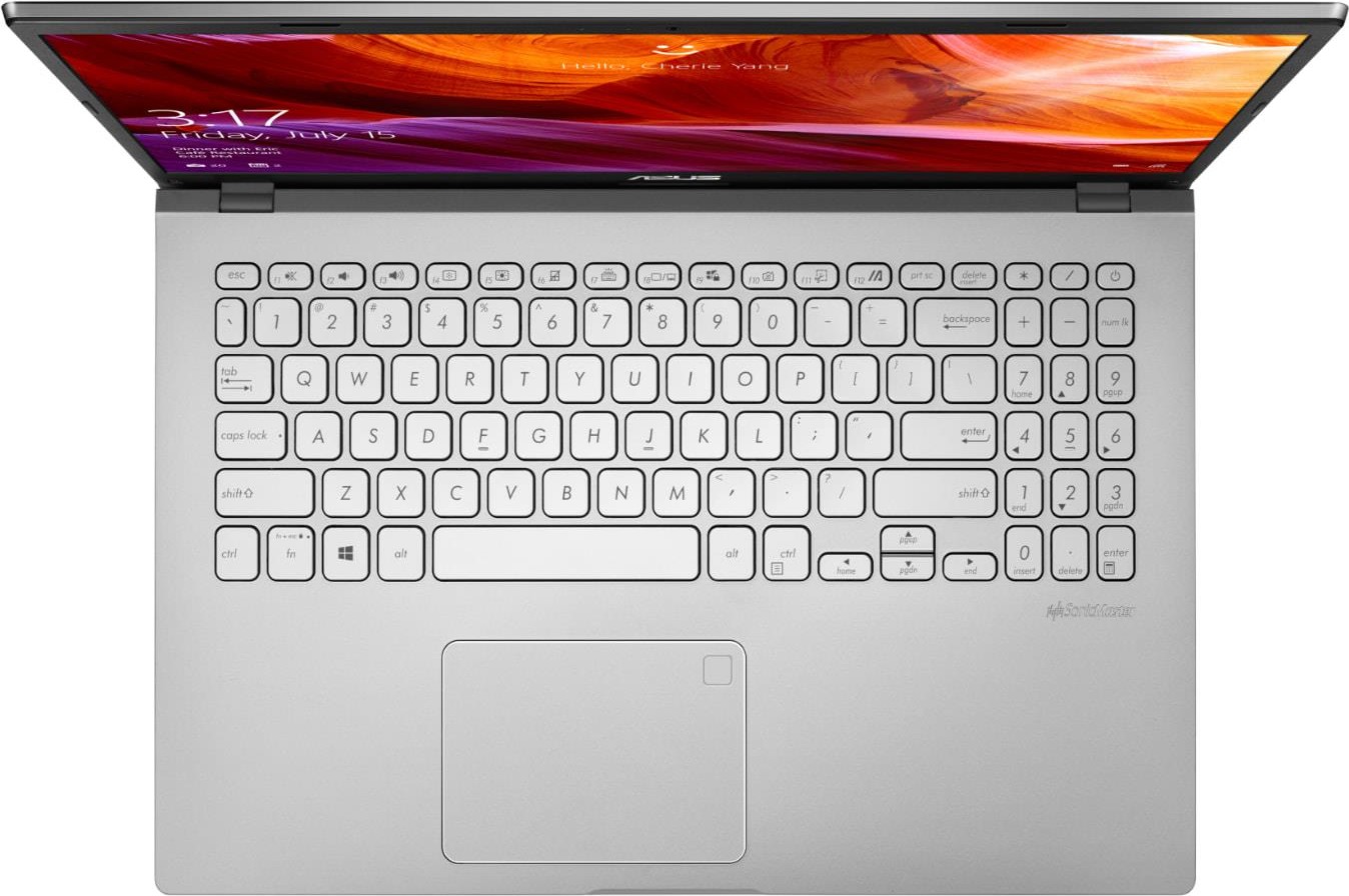 Лаптоп ASUS M509DA-WB715 - 15.6" FHD, AMD Ryzen 7 3700U, Transparent Silver