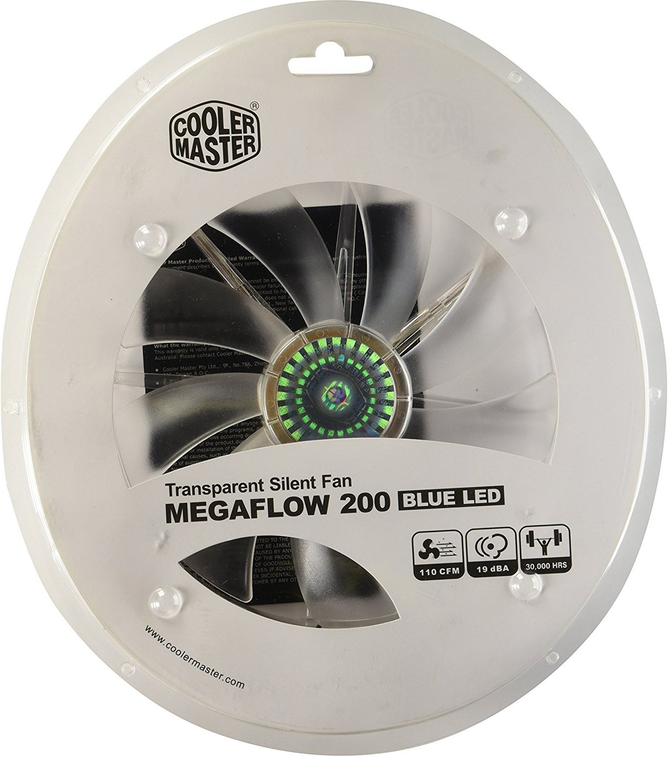 Вентилатор Cooler Master MegaFlow 200 Blue