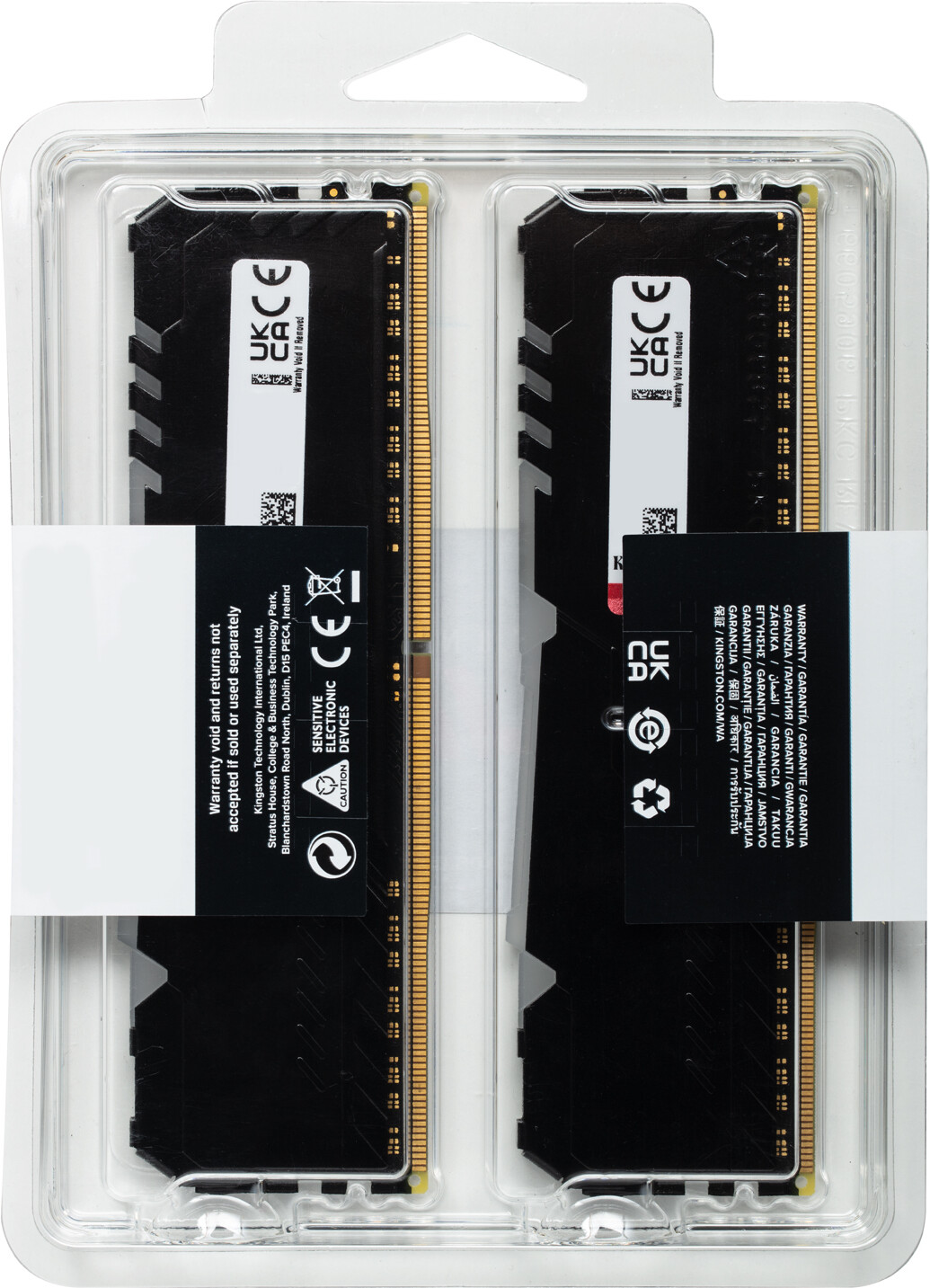 RAM Kingston FURY Beast RGB 16GB (2x8GB) DDR4-3600