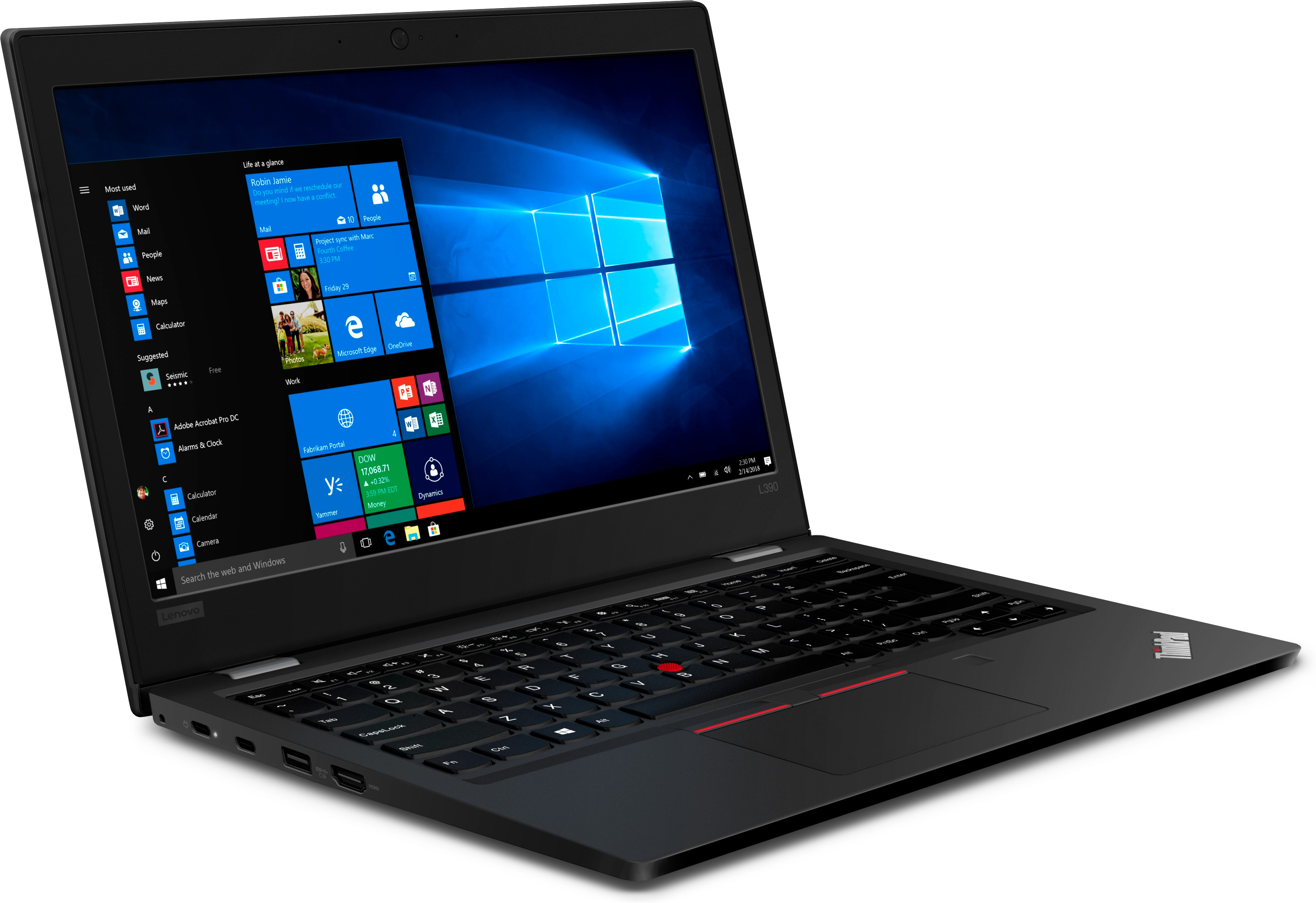 Лаптоп Lenovo ThinkPad L390 - 13.3" FHD