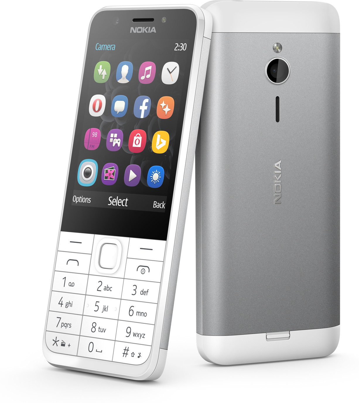 Телефон Nokia 230 RM-1173, Сребрист