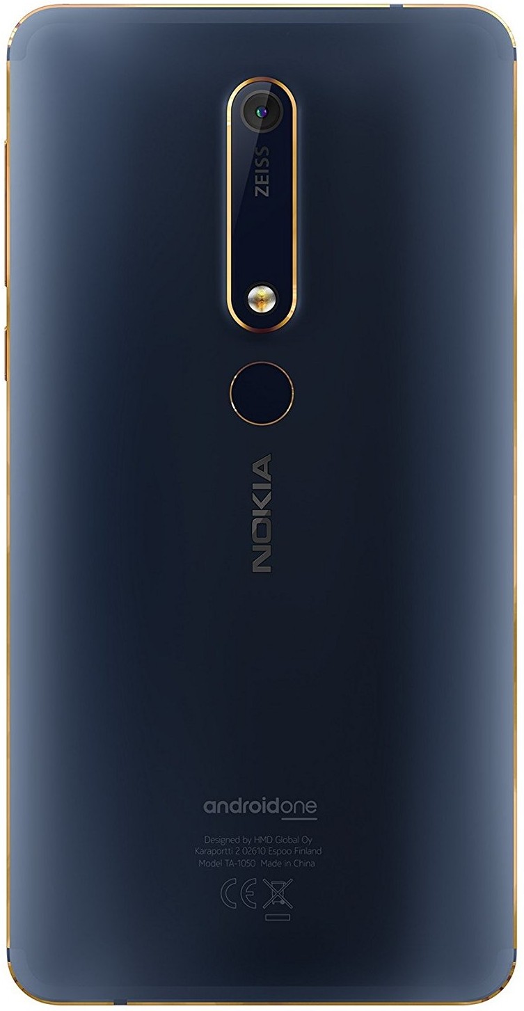 Телефон Nokia 6.1 TA-1050, 32GB, Blue Gold