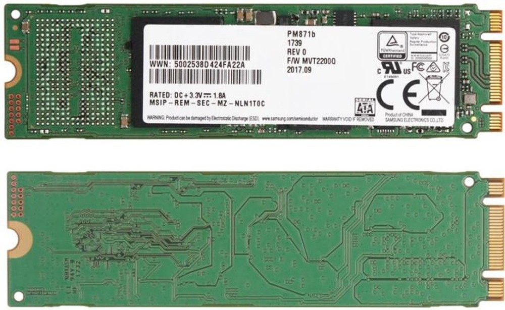 SSD Samsung PM871b 128GB M.2