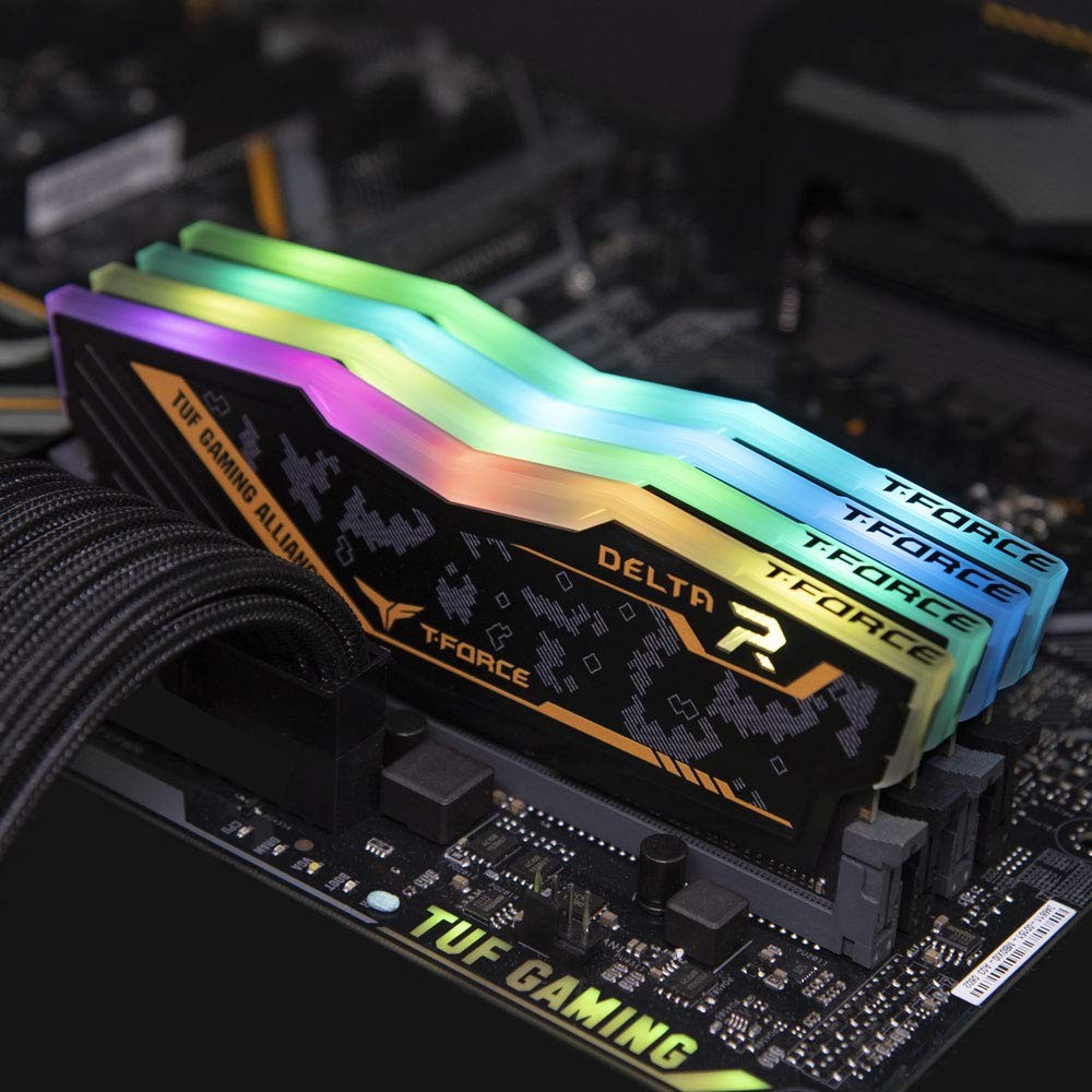 RAM Team Group DELTA TUF Gaming Alliance RGB 32GB (16GBx2) DDR4-3200 ...