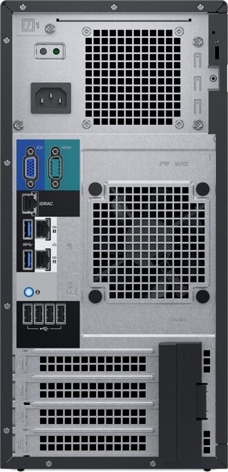 Сървър Dell EMC PowerEdge T140/Chassis 4 x 3.5"Cabled/Intel Xeon E-2224 ...