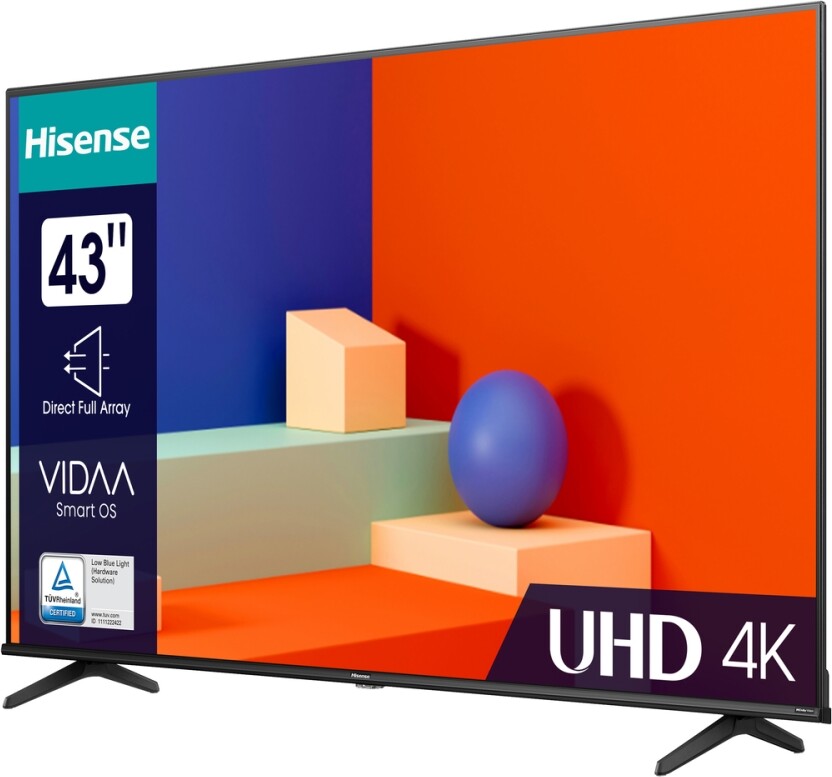 Телевизор Hisense 43" A6K, 4K Ultra HD 3840x2160, DLED, DFA, Precision ...
