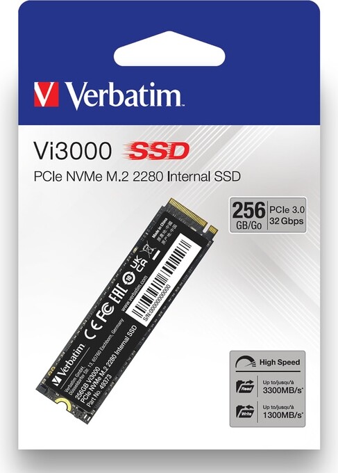 SSD Verbatim Vi3000 NVMe M.2 256GB
