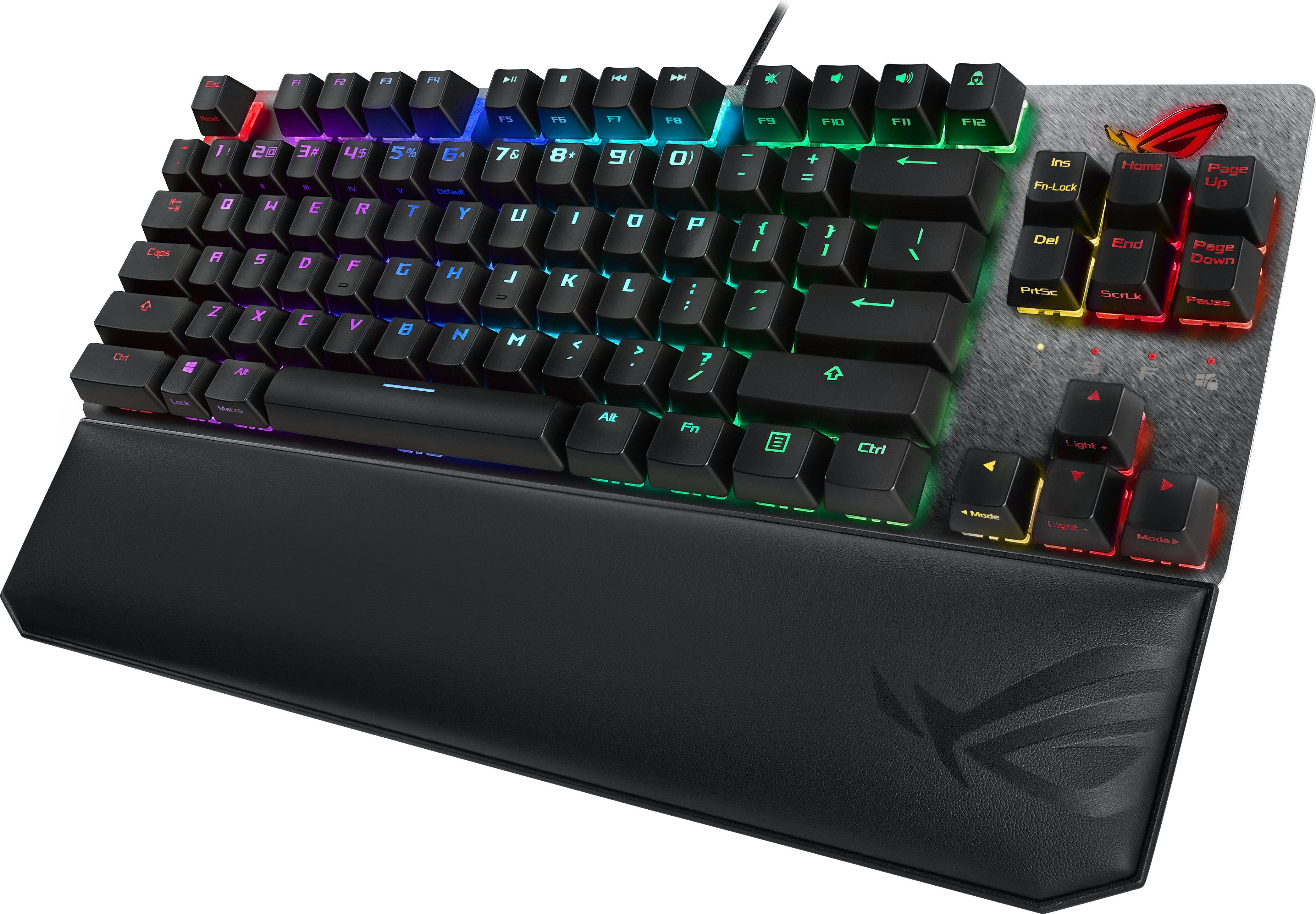 Геймърска механична клавиатура ASUS ROG Strix Scope TKL Deluxe RGB Red ...