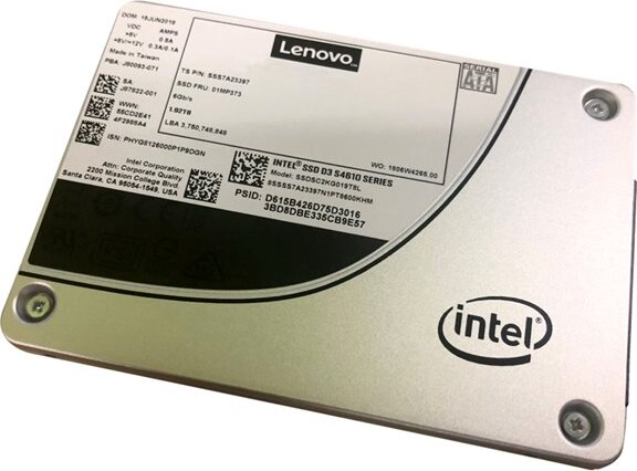 LENOVO ThinkSystem 1.92TB Intel S4610 2.5inch Mainstream SATA 6Gb Hot ...