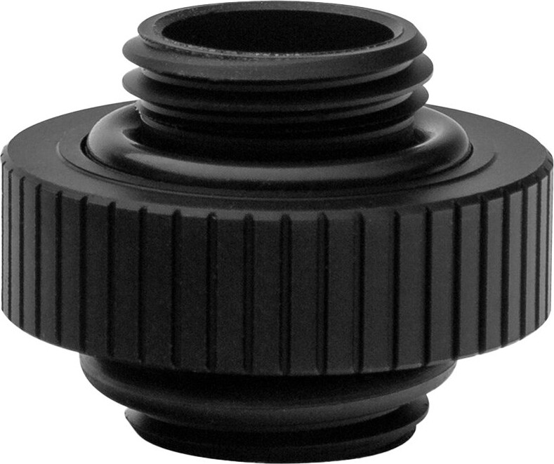 EK-Quantum Torque Extender Static MM 7 - Black, male-threaded extender ...