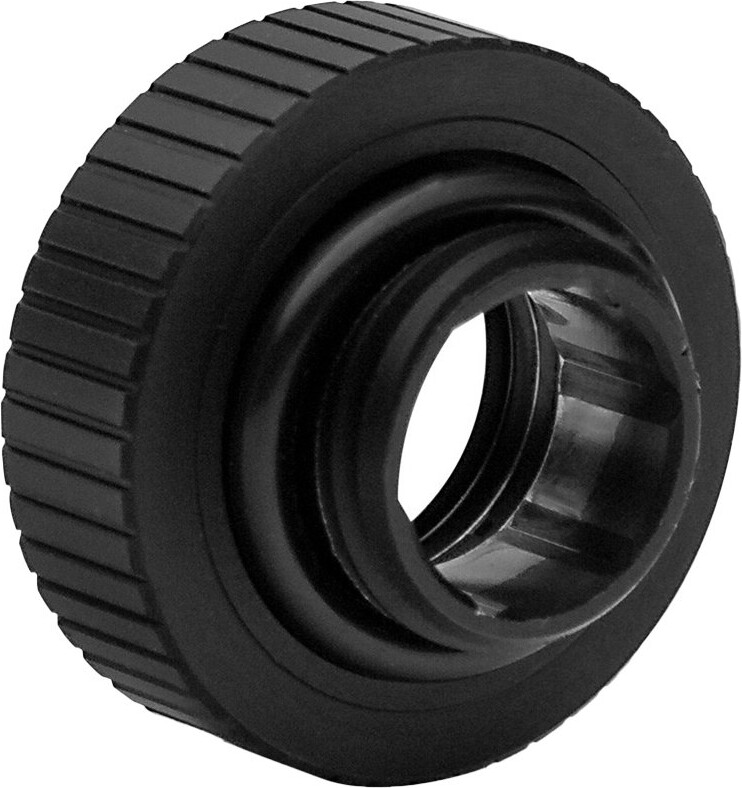 EK-Quantum Torque Extender Static MM 7 - Black, male-threaded extender ...