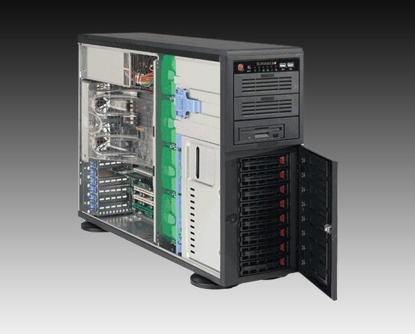 Шаси SUPERMICRO SuperChassis, 4U Server Case, Extended ATX, 7 slots ...