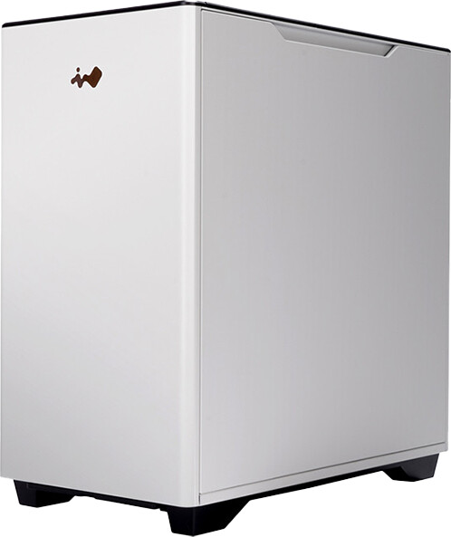 Chassis In Win A5 White Mid Tower, Tempered Glass, Aluminium, E-ATX, Бял